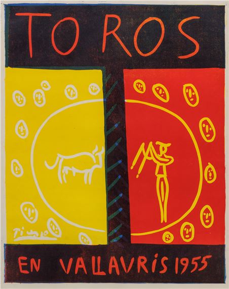 Pablo Picasso | Toros en Vallauris (1955) | MutualArt