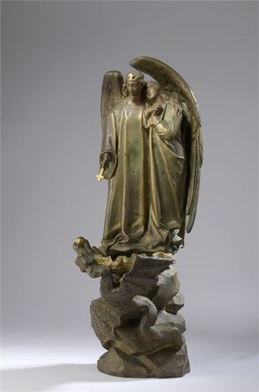 Paul Joseph Raymond Gayrard | Saint Michel striking (1844) | MutualArt
