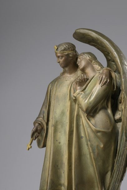 Paul Joseph Raymond Gayrard | Saint Michel striking (1844) | MutualArt