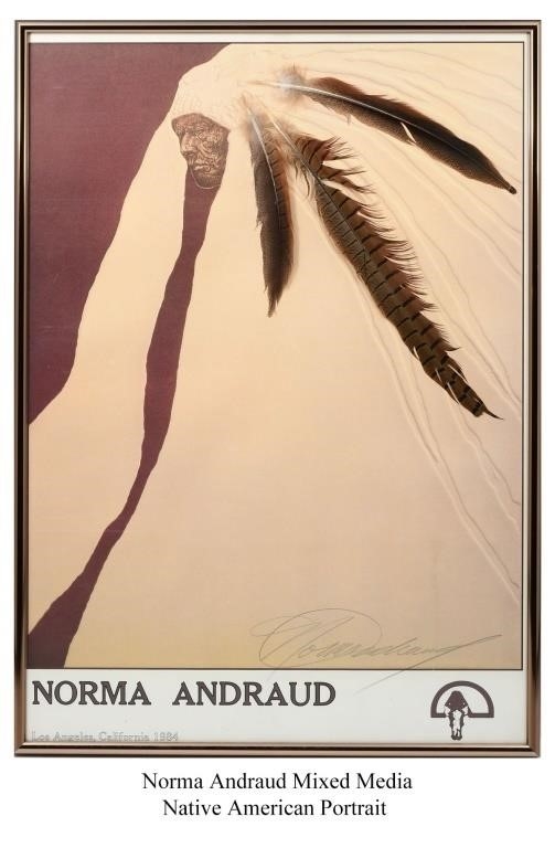 Norma Andraud | NORMA ANDRAUD MIXED MEDIA NATIVE AMERICAN PORTRAIT ...