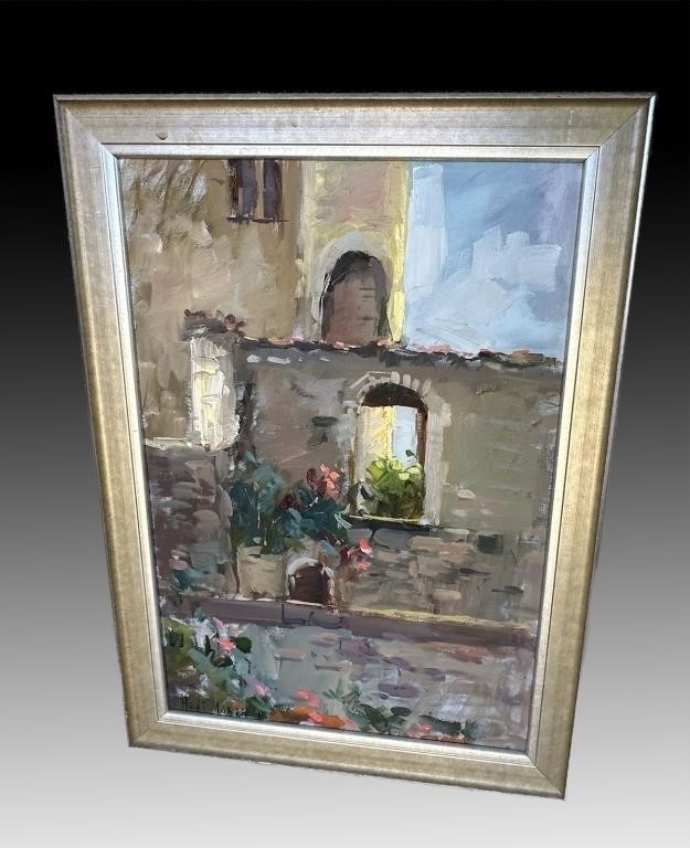 Hedi Moran | HEDI MORAN O/C BUILDING | MutualArt