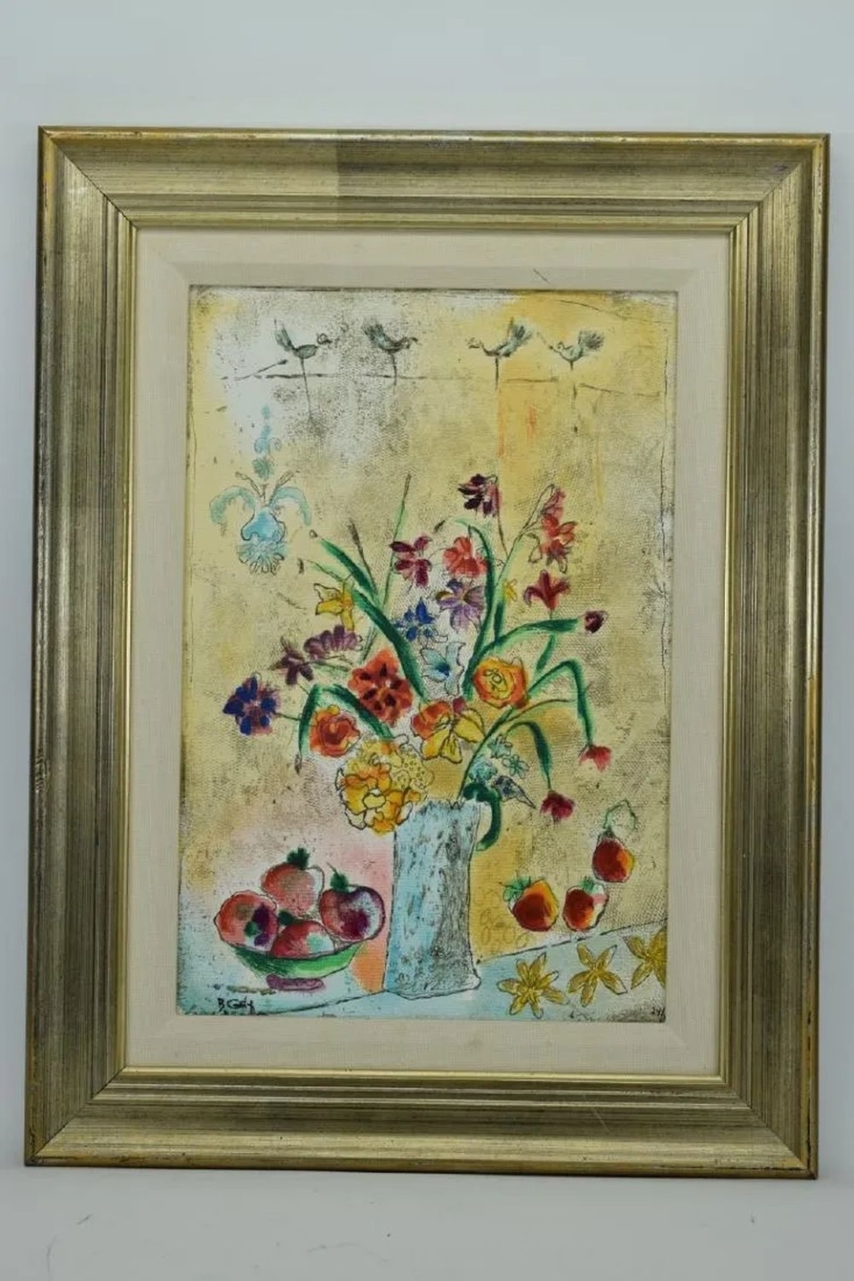 Bracha Guy | BRACHA GUY FLORAL ENCHANTMENT EMBELLISHED OIL | MutualArt