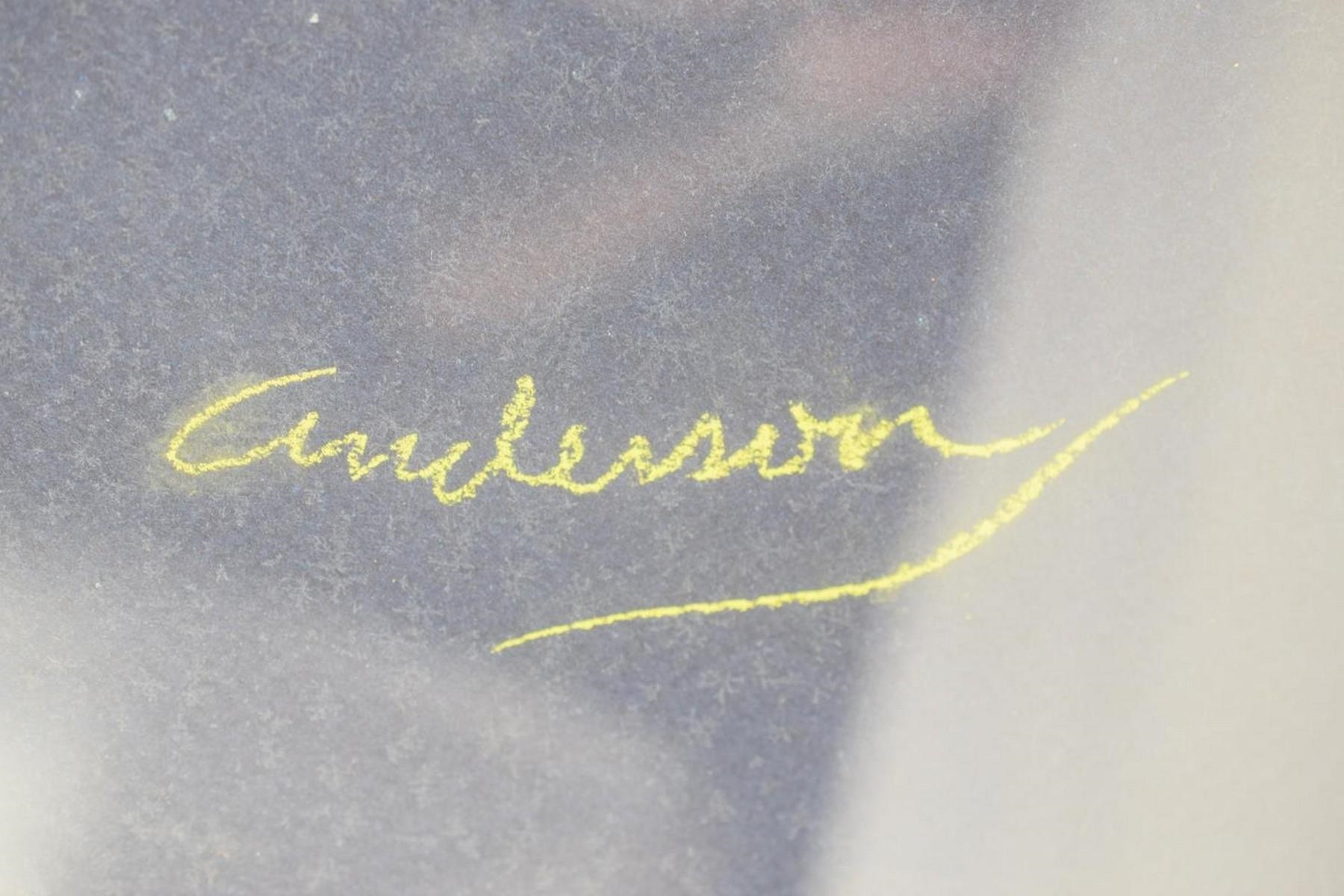 Robin John Anderson | ROBIN JOHN ANDERSON PASTEL NATIVE BLUE PORTRAIT ...