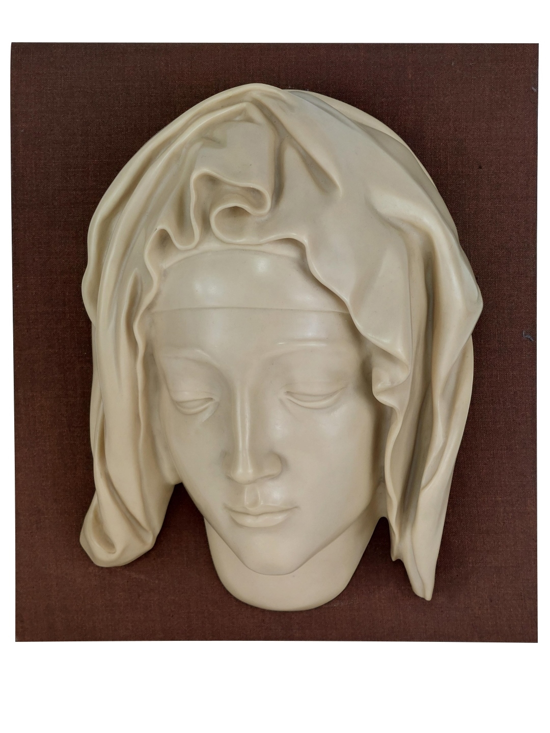 Michelangelo | CAST MARBLE MARY HEAD OF PIETA ART SCULPTURE (1982 ...
