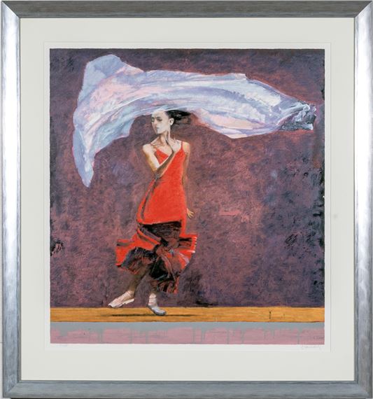 Robert Heindel | The Red Dancer | MutualArt