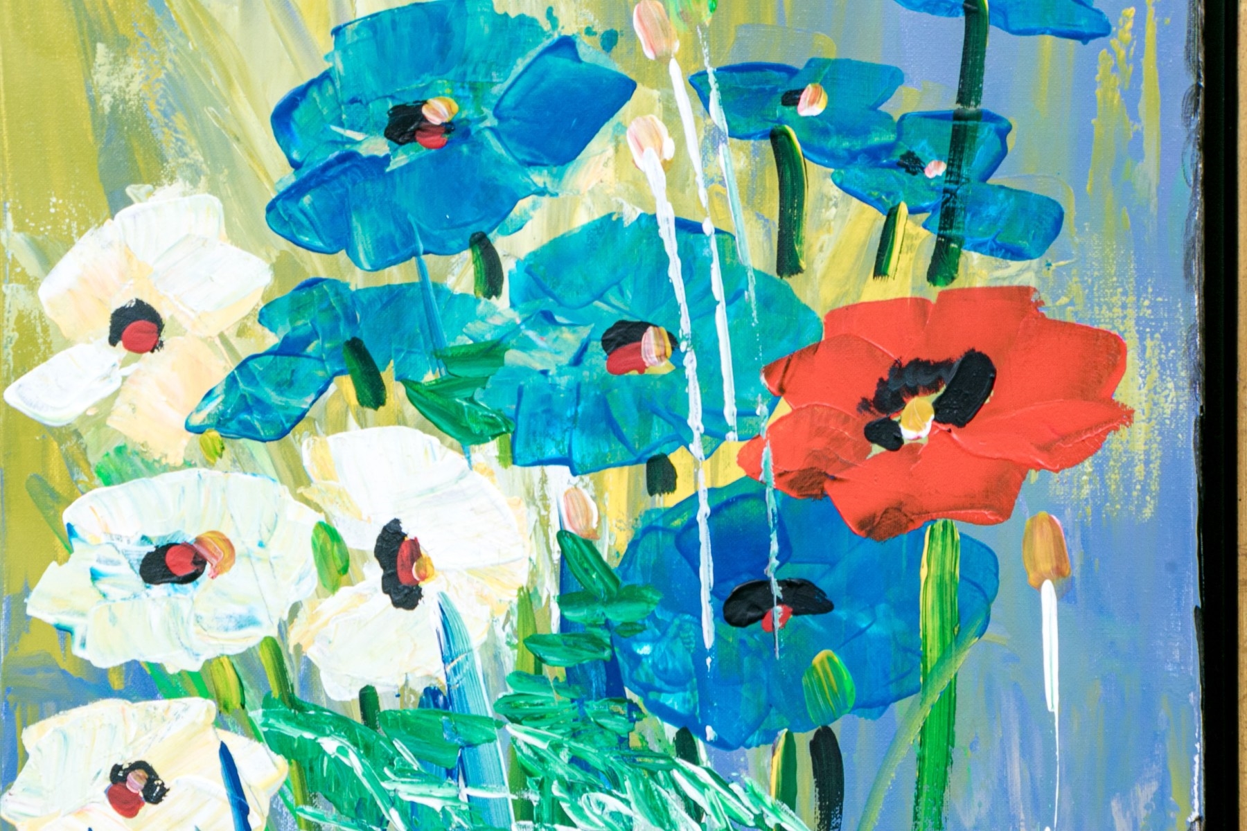 Daniel Nie | Blue Poppies | MutualArt