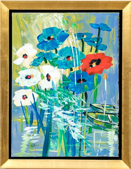 Daniel Nie | Blue Poppies | MutualArt