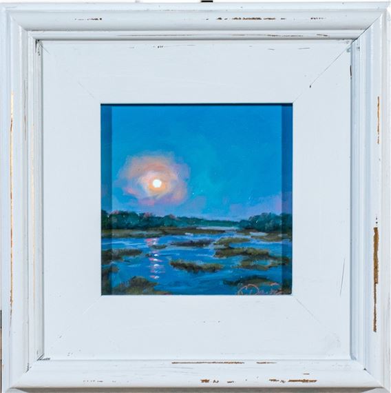 Cheryl Davis | 20th Century) Moonlit Marsh | MutualArt
