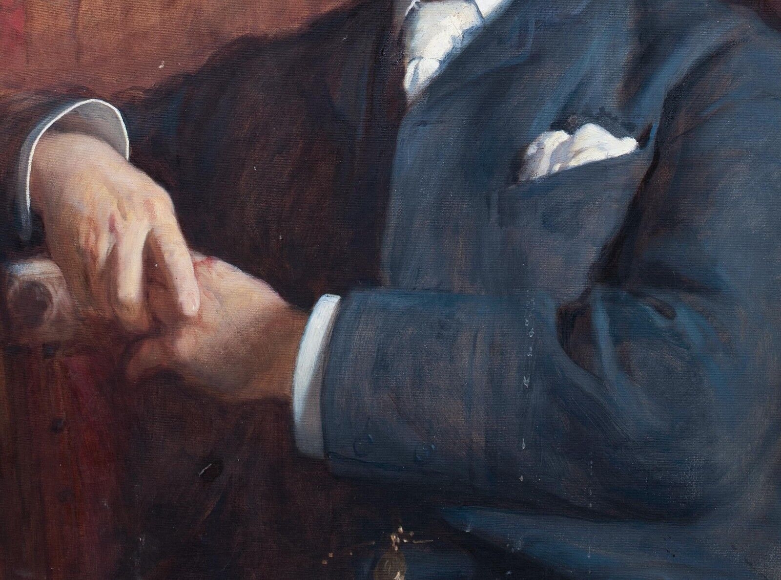 Frederick Samuel Beaumont | PORTRAIT OF FRANCIS MUIR OIL PAINTING (19th ...