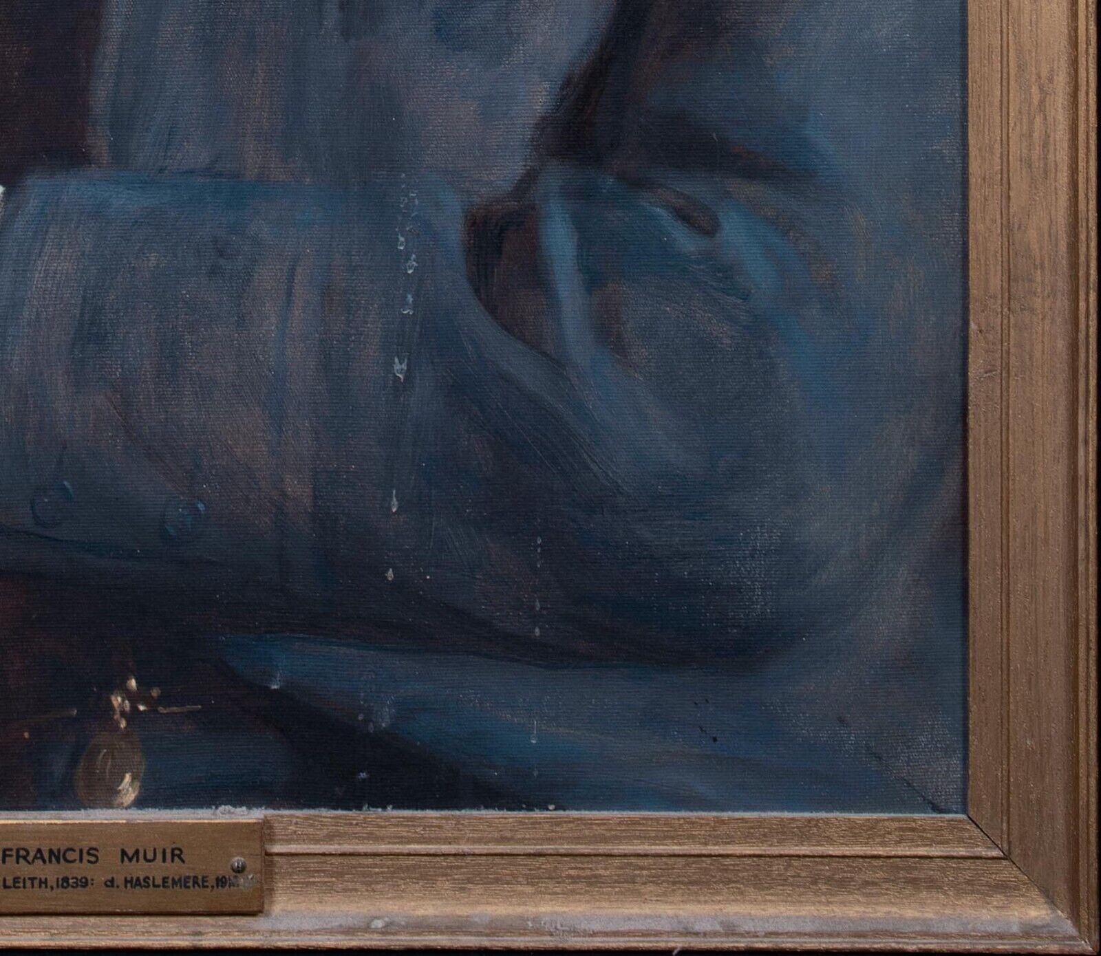 Frederick Samuel Beaumont | PORTRAIT OF FRANCIS MUIR OIL PAINTING (19th ...