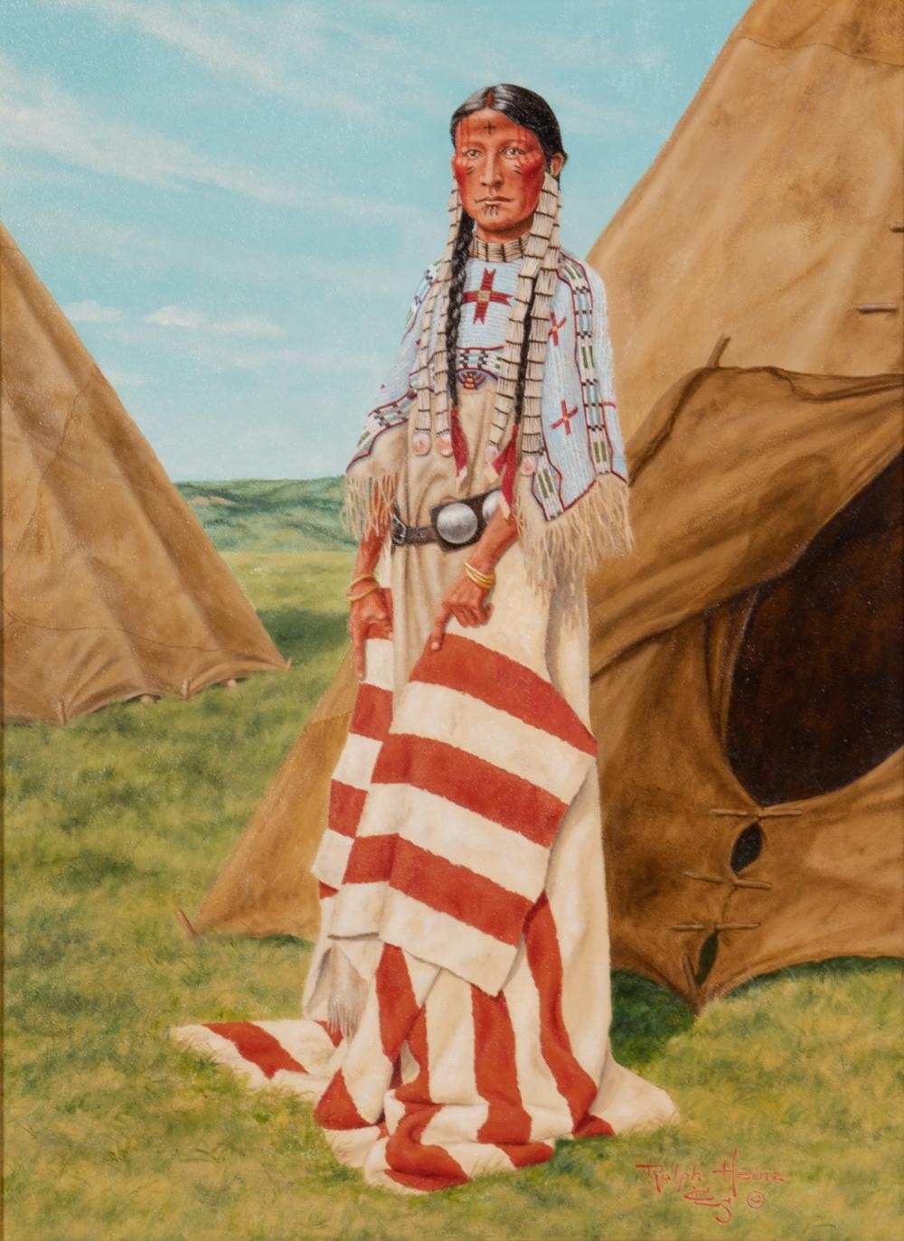 Ralph Heinz | White Buffalo Calf Maiden (1989) | MutualArt