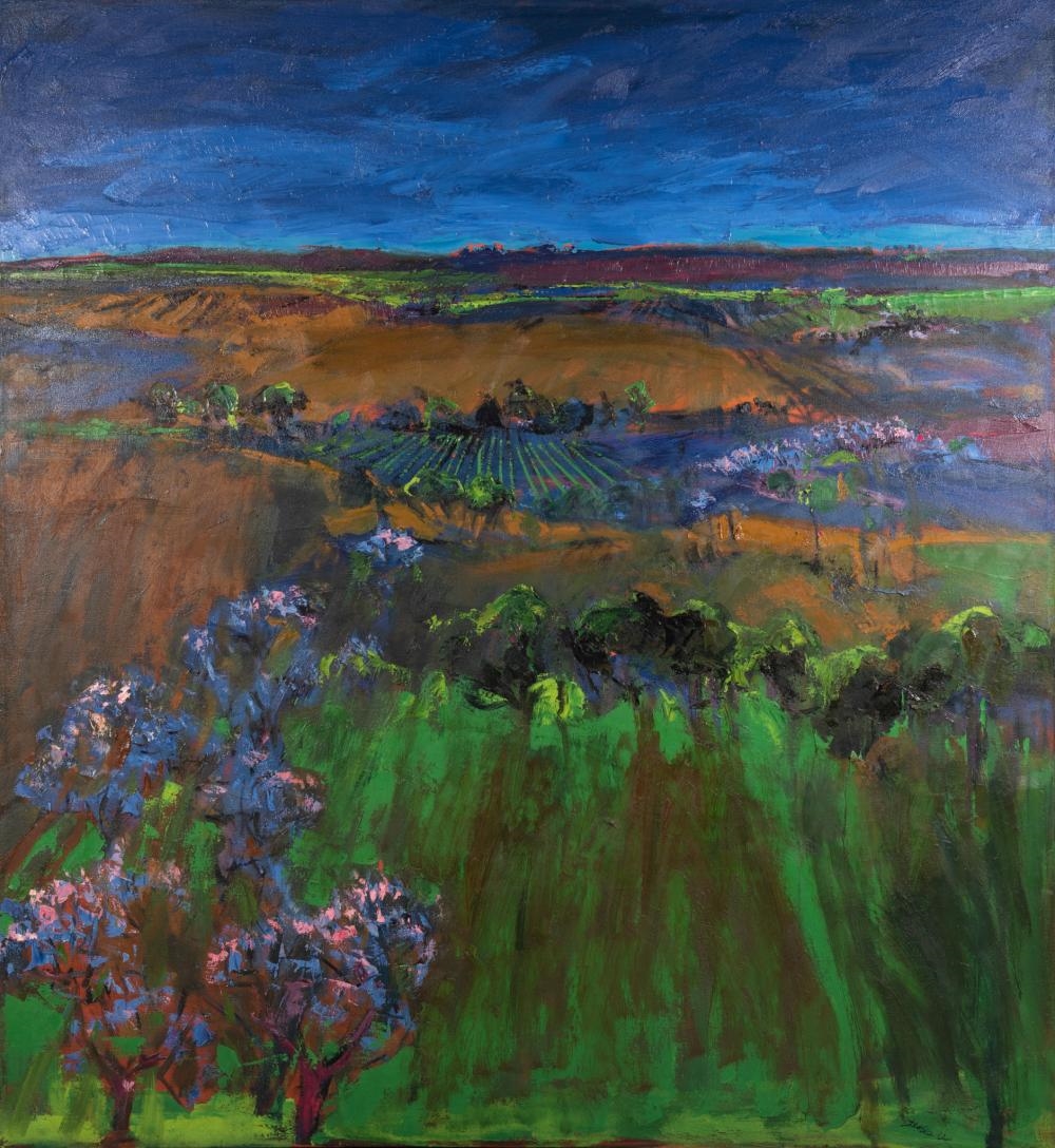 Henrietta Berk | Ochre Landscape | MutualArt