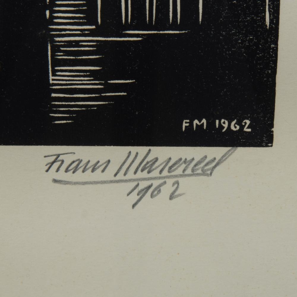 Frans Masereel | Gents grootheid leidt haar toekomst (1962) | MutualArt