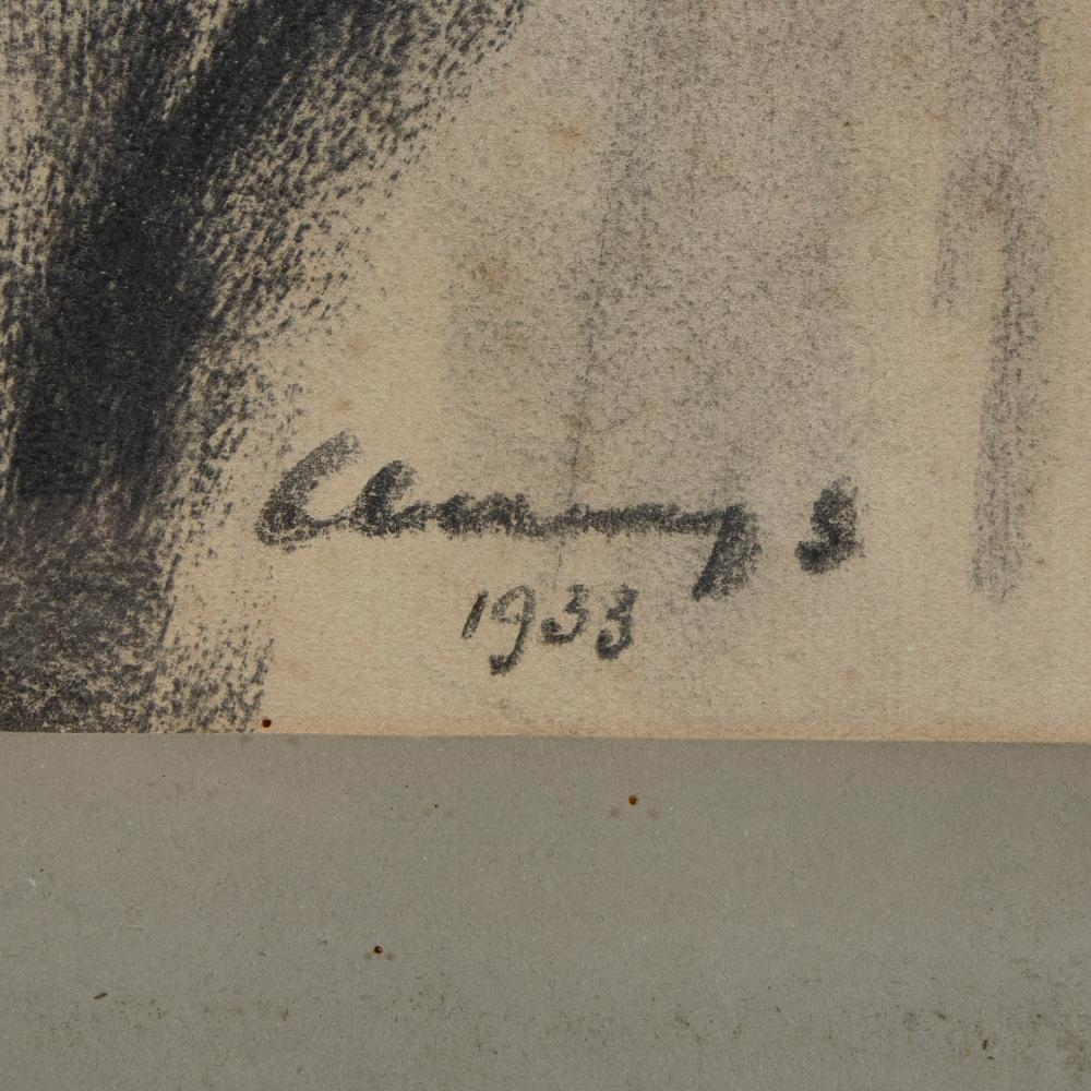 Albert Claeys | Albert CLAEYS (1889-1967), charcoal drawing (2 ...