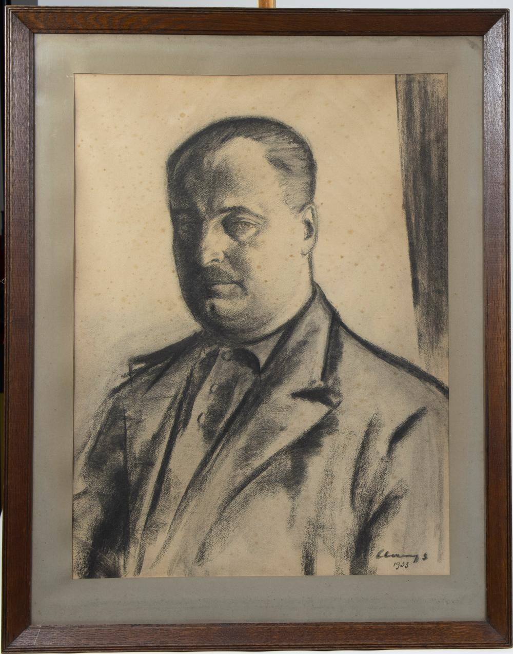 Albert Claeys | Albert CLAEYS (1889-1967), charcoal drawing (2 ...