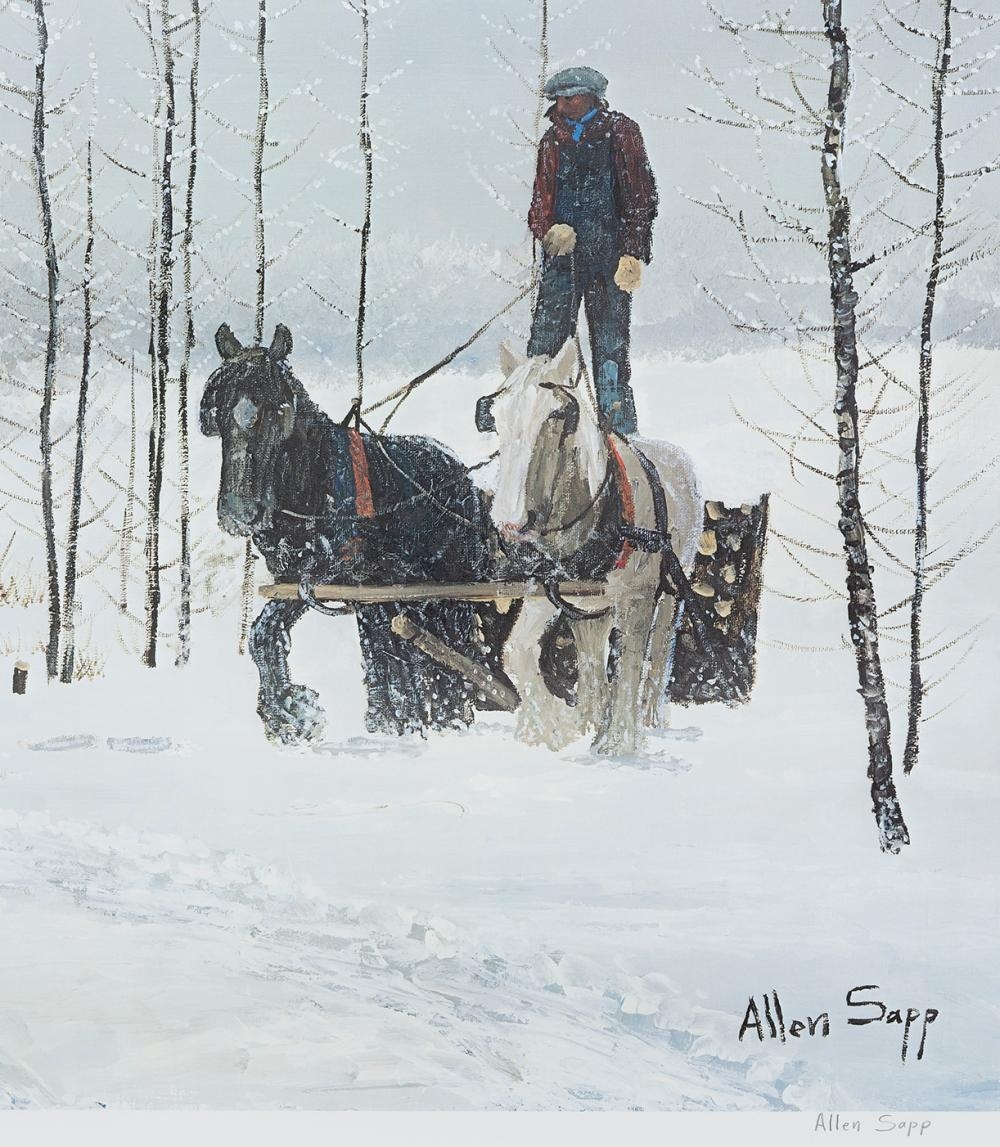 Allen Sapp | Not So Cold Today on the Red Pheasant Reserve (1989 ...