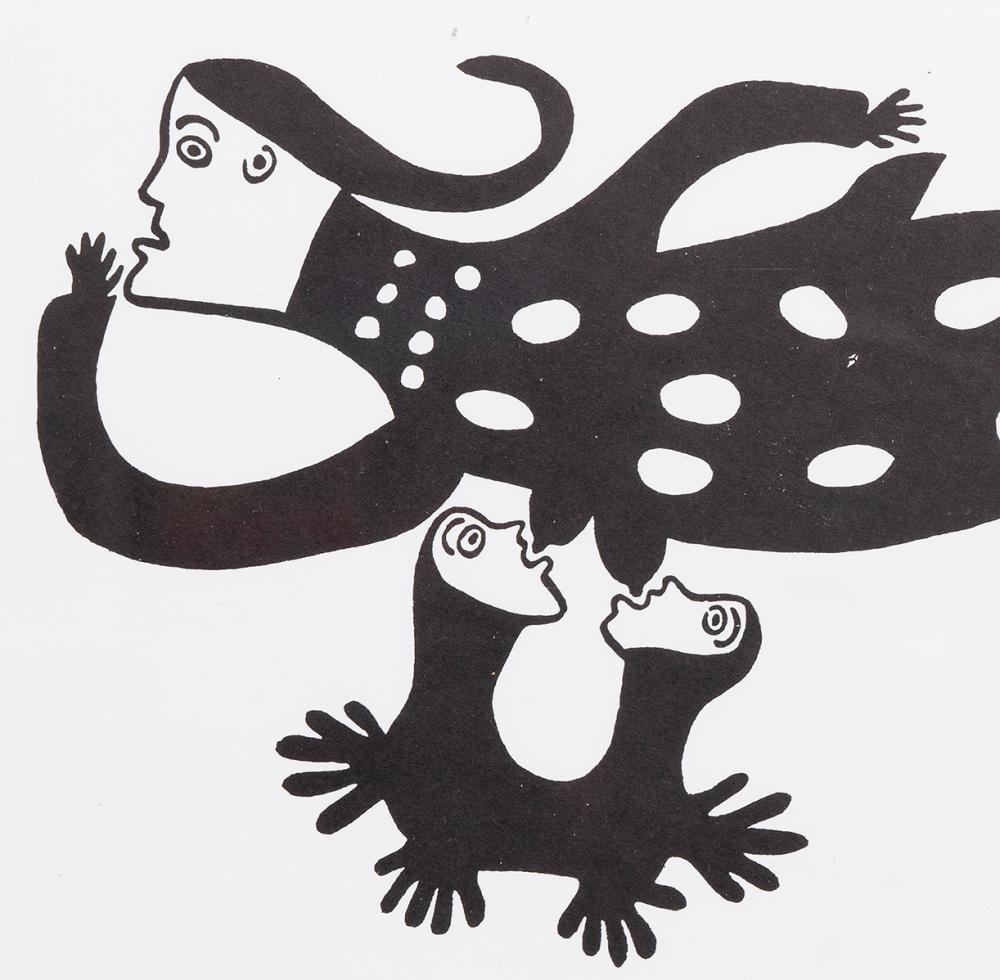 Sakiassie Ragee | Sea Goddess Feeding Young | MutualArt