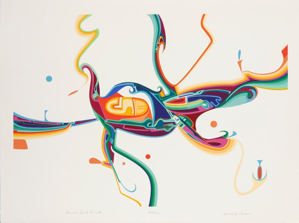 Alex Janvier | Good Soil Road | MutualArt