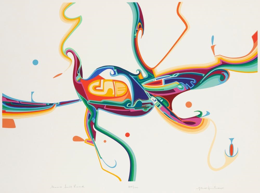 Alex Janvier | Good Soil Road | MutualArt