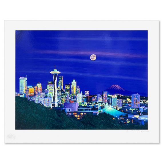 David Maes Gallegos | Seattle Moon | MutualArt