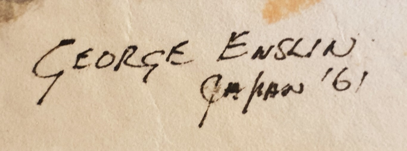 George Enslin | Reclining Nude (1961) | MutualArt