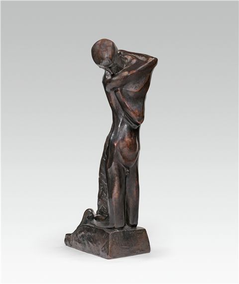 George Minne | Kneeling Young Man (Circa 1903) | MutualArt