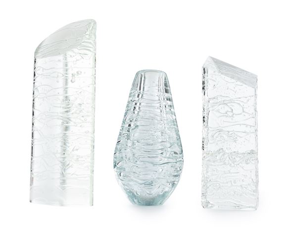 František Vizner | Set of three forms glass | MutualArt
