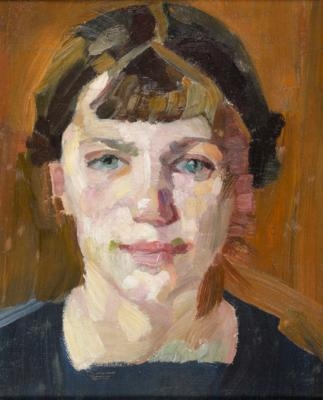 Margarete Depner | Mädchen mit Stirnfransen | MutualArt