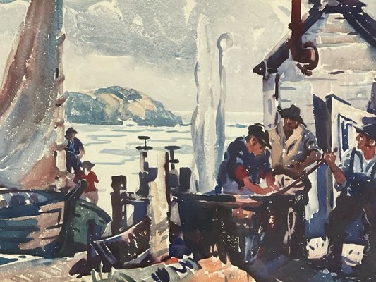 George Pearce Ennis | George Pearse Ennis. Watercolor/Paper (Circa 1930 ...