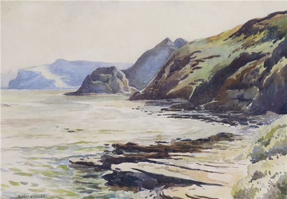 Albert Halley | Cornish coastal landscape | MutualArt
