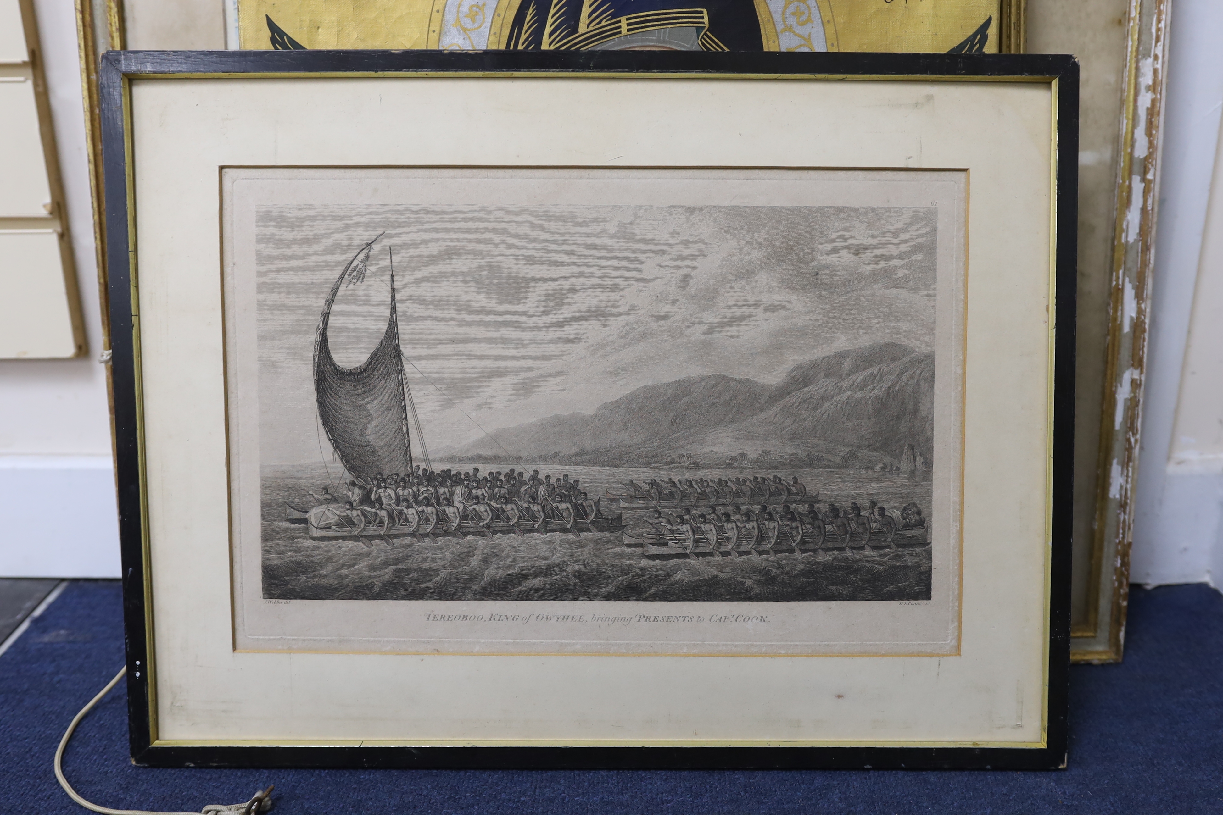 John Webber | King of Owyhee bringing presents to Captain Cook | MutualArt