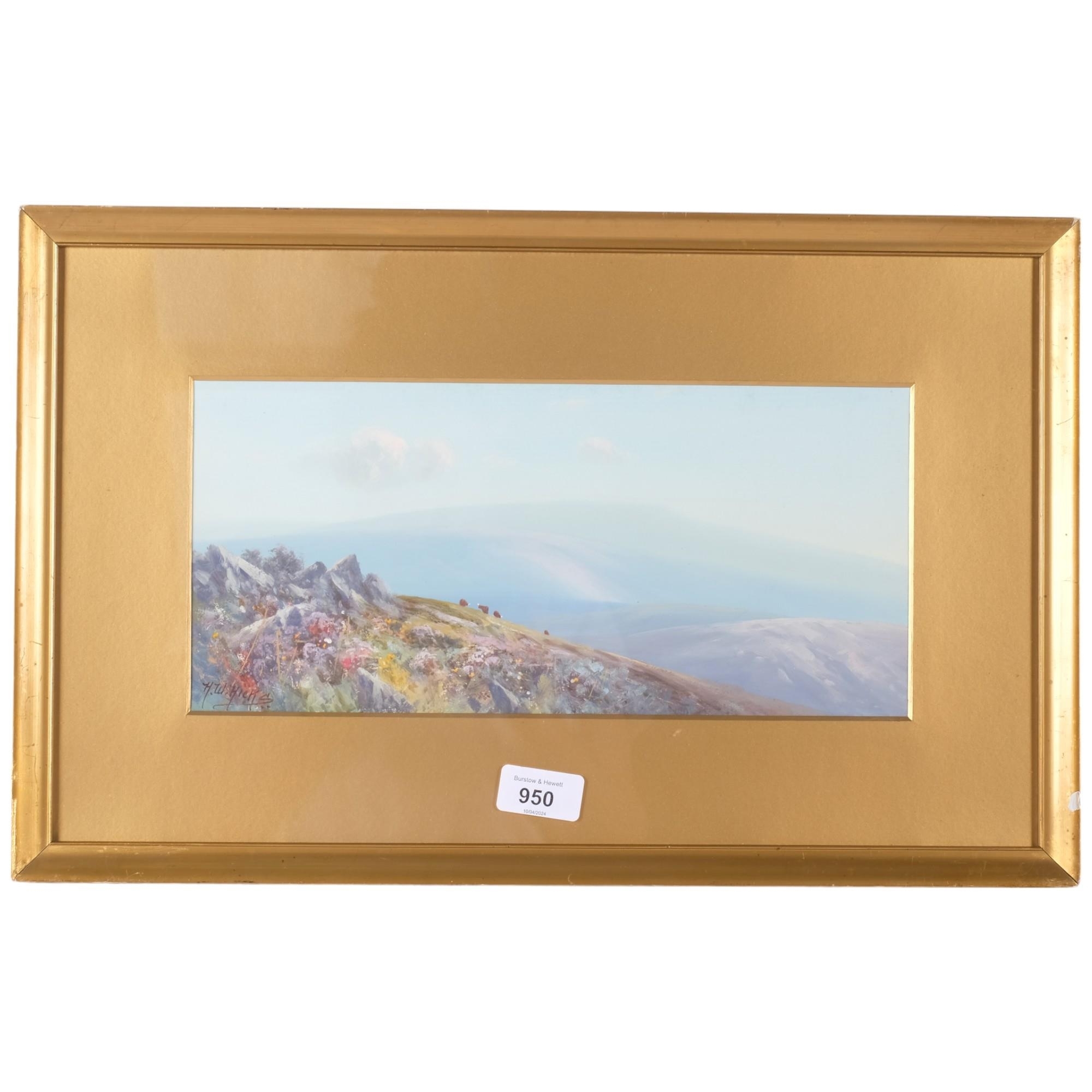 H. W. Hicks | The Moors from Hey Tor Dartmoor | MutualArt