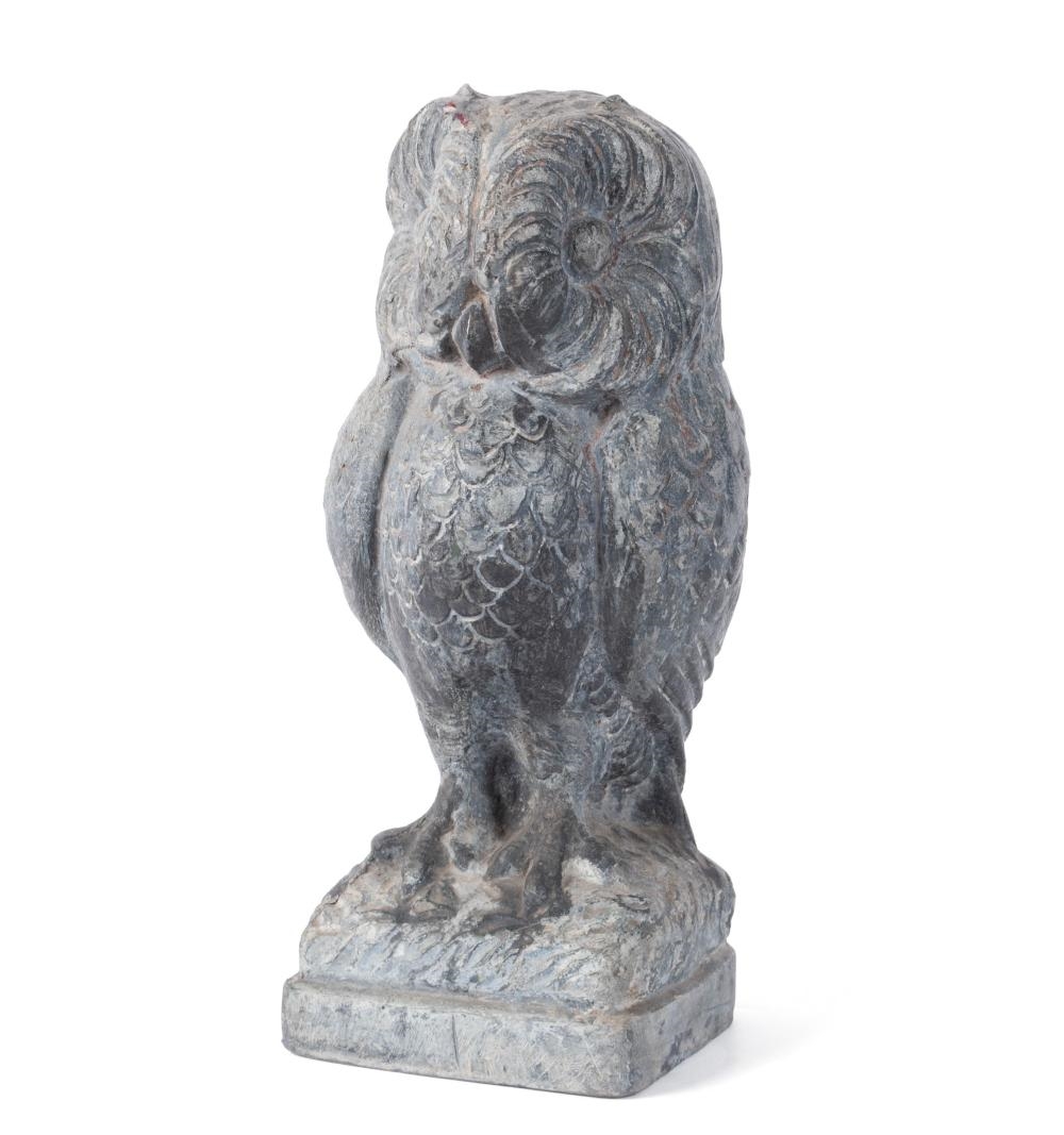 Henry Crowther | LEAD OWL FIGURE BY HENRY CROWTHER (Early 20th Century ...