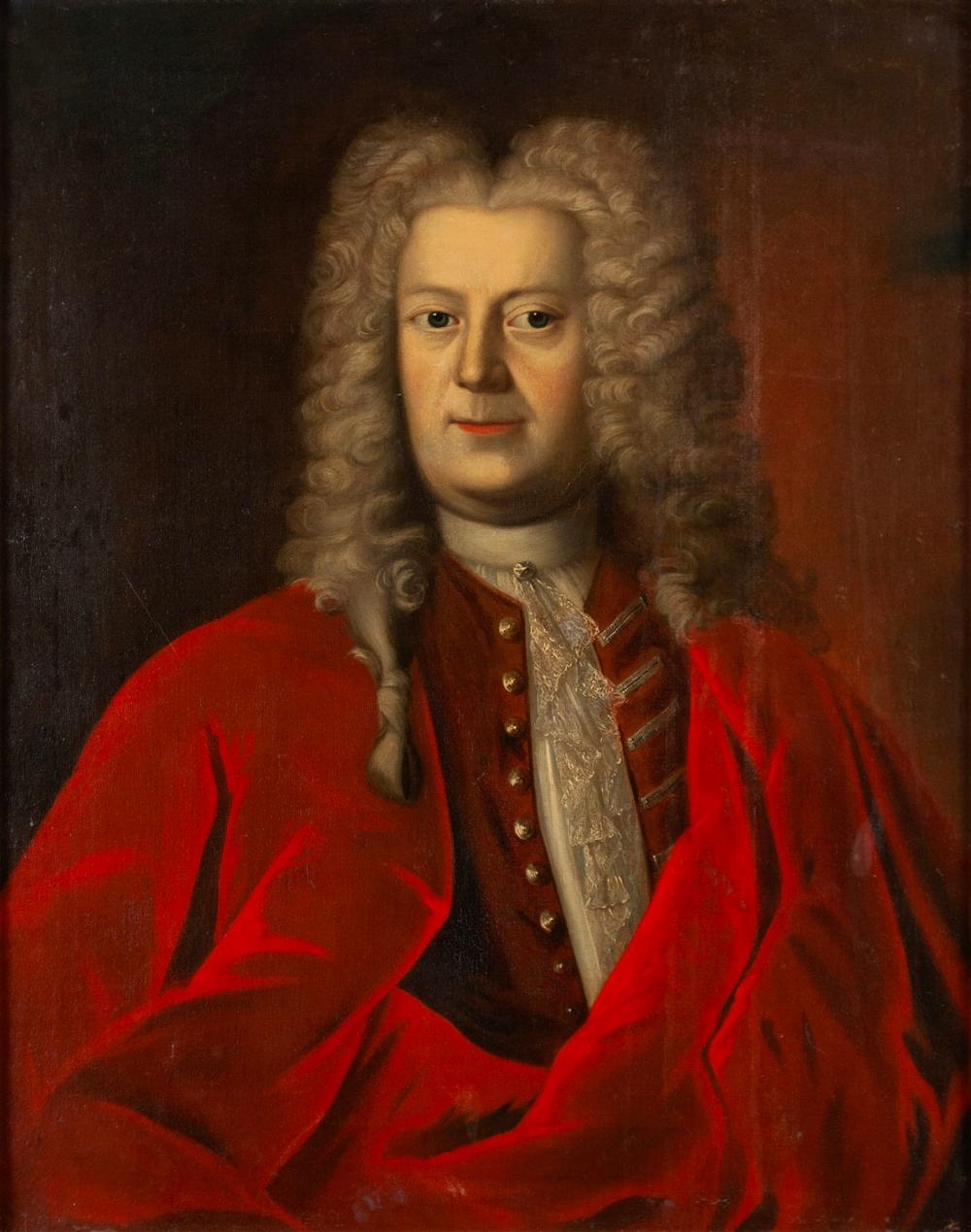 British School, 18th Century | Portrait of a young boy in a blue frock ...