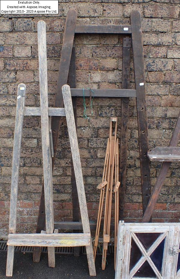 Group of Seven | A GROUP OF SEVEN VINTAGE ARTISTS EASELS | MutualArt
