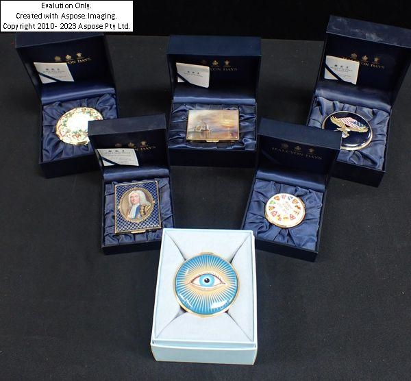Unknown | A COLLECTION OF HALCYON DAYS ENAMEL BOXES | MutualArt