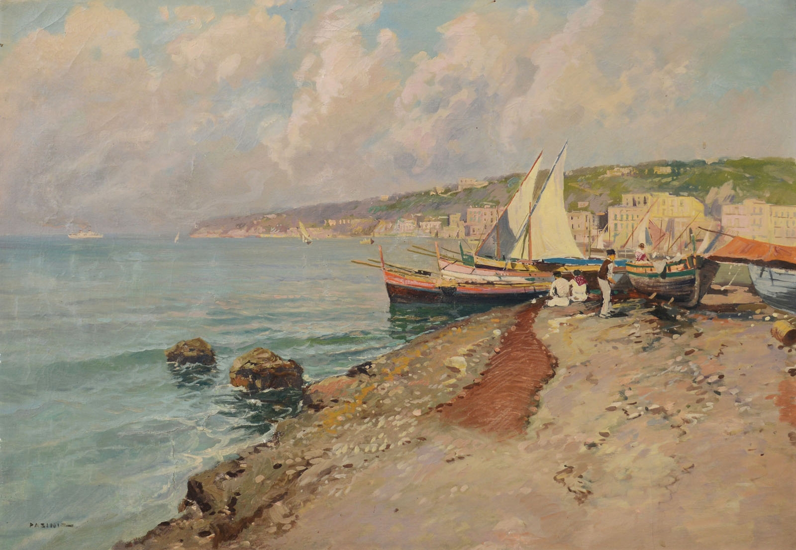 Lazzaro Pasini | Marina amalfitana | MutualArt
