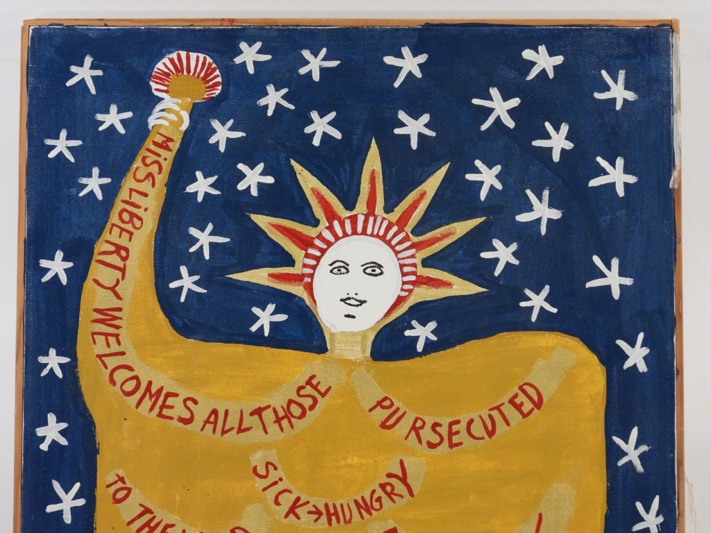 Benjamin Franklin Perkins | Benjamin Perkins Statue of Liberty Painting ...