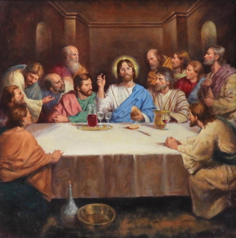 Clemente Micarelli | Clement Micarelli Last Supper Religious Painting ...