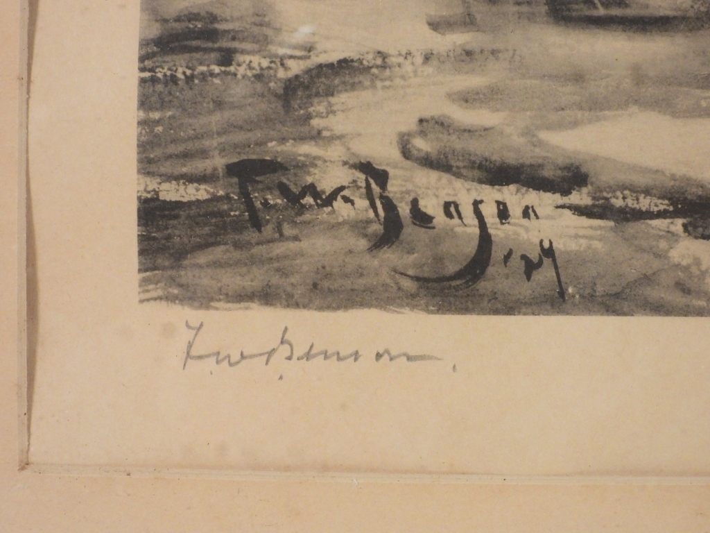Frank Weston Benson | Frank W. Benson Marsh Landscape Etching | MutualArt