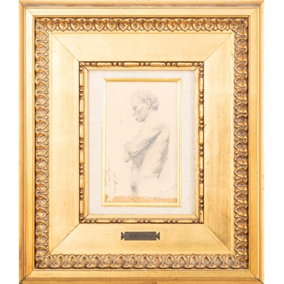 Onofrio Tomaselli, Sr. | Disegno a matita su carta (1866) | MutualArt