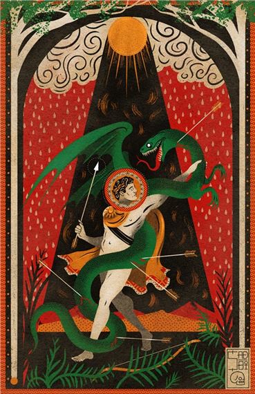 Joel Hedstrom | Apollo and the Python (2023) | MutualArt