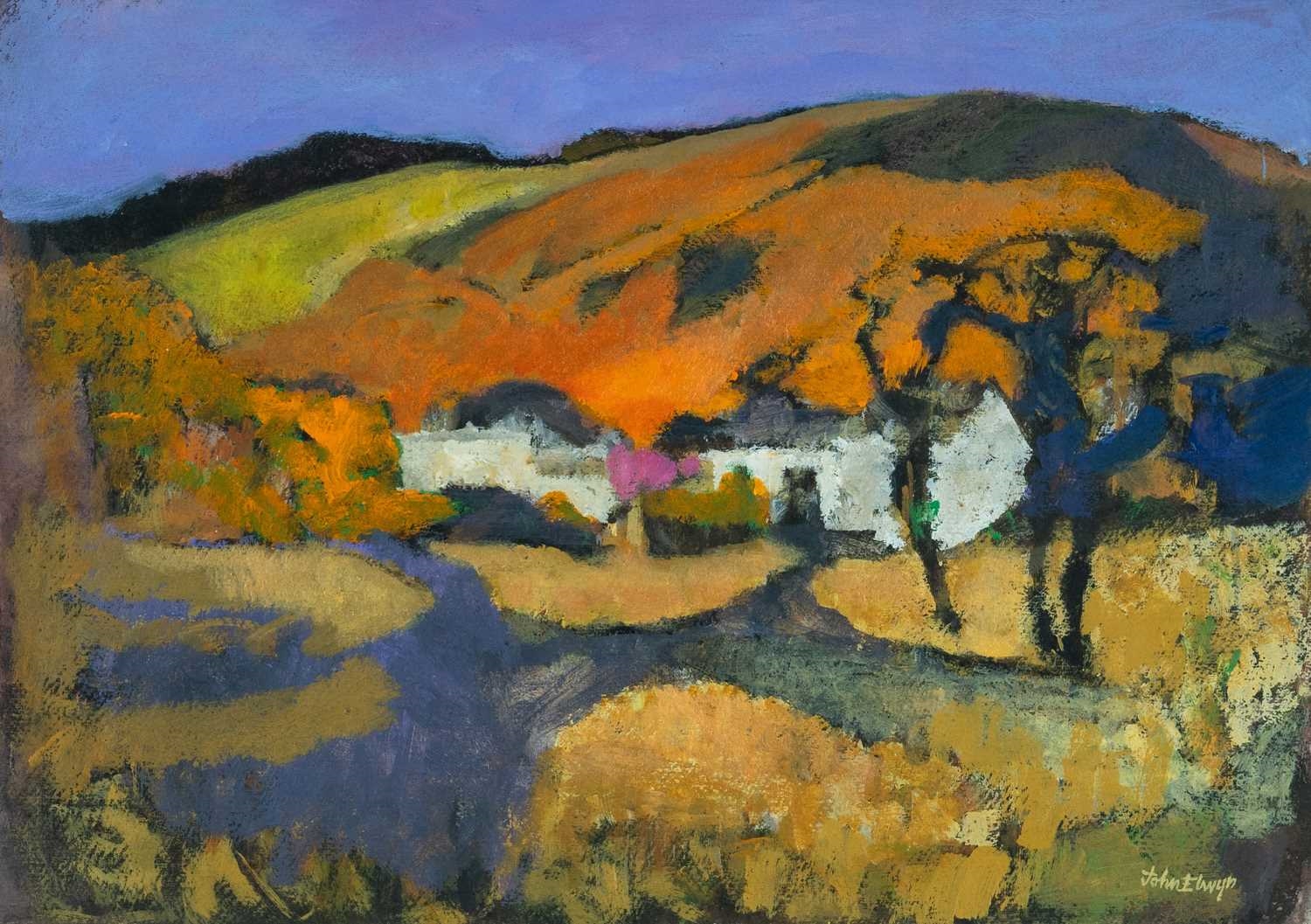 John Elwyn | Waiting in the rain | MutualArt