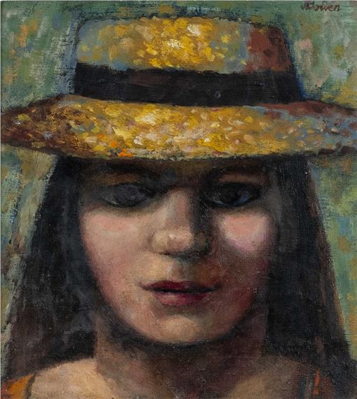John Bowen | The Straw Hat | MutualArt