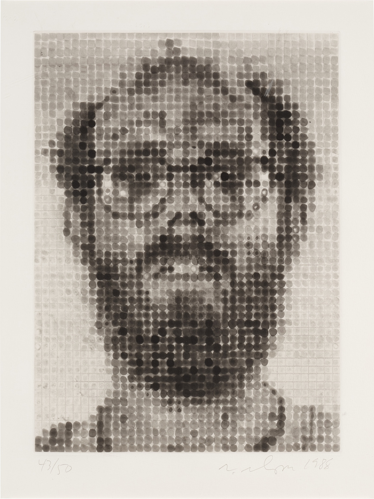 Chuck Close | Self-Portrait (2000) | MutualArt