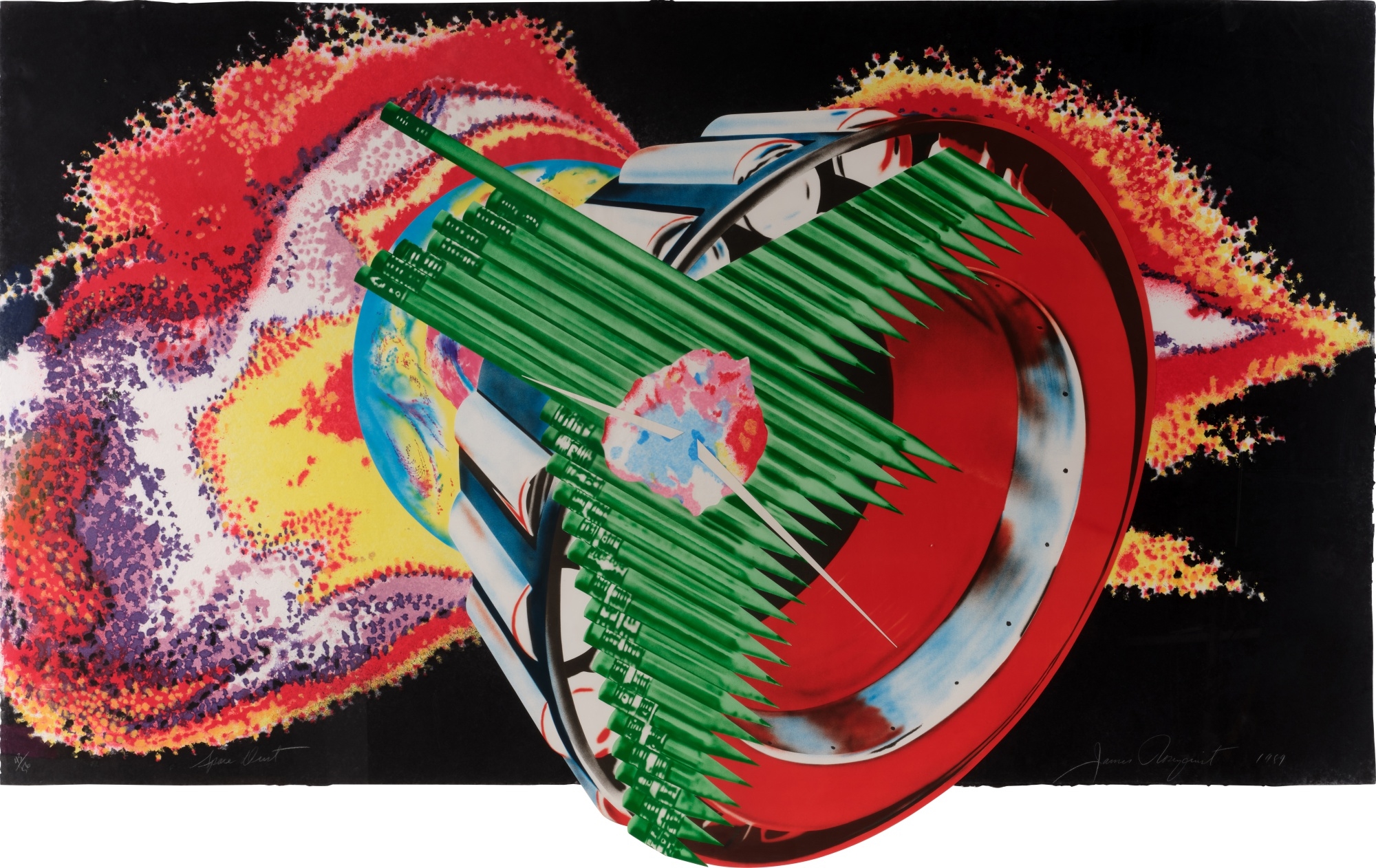 James Rosenquist | Space Dust, from Welcome to the Water Planet (Glenn ...