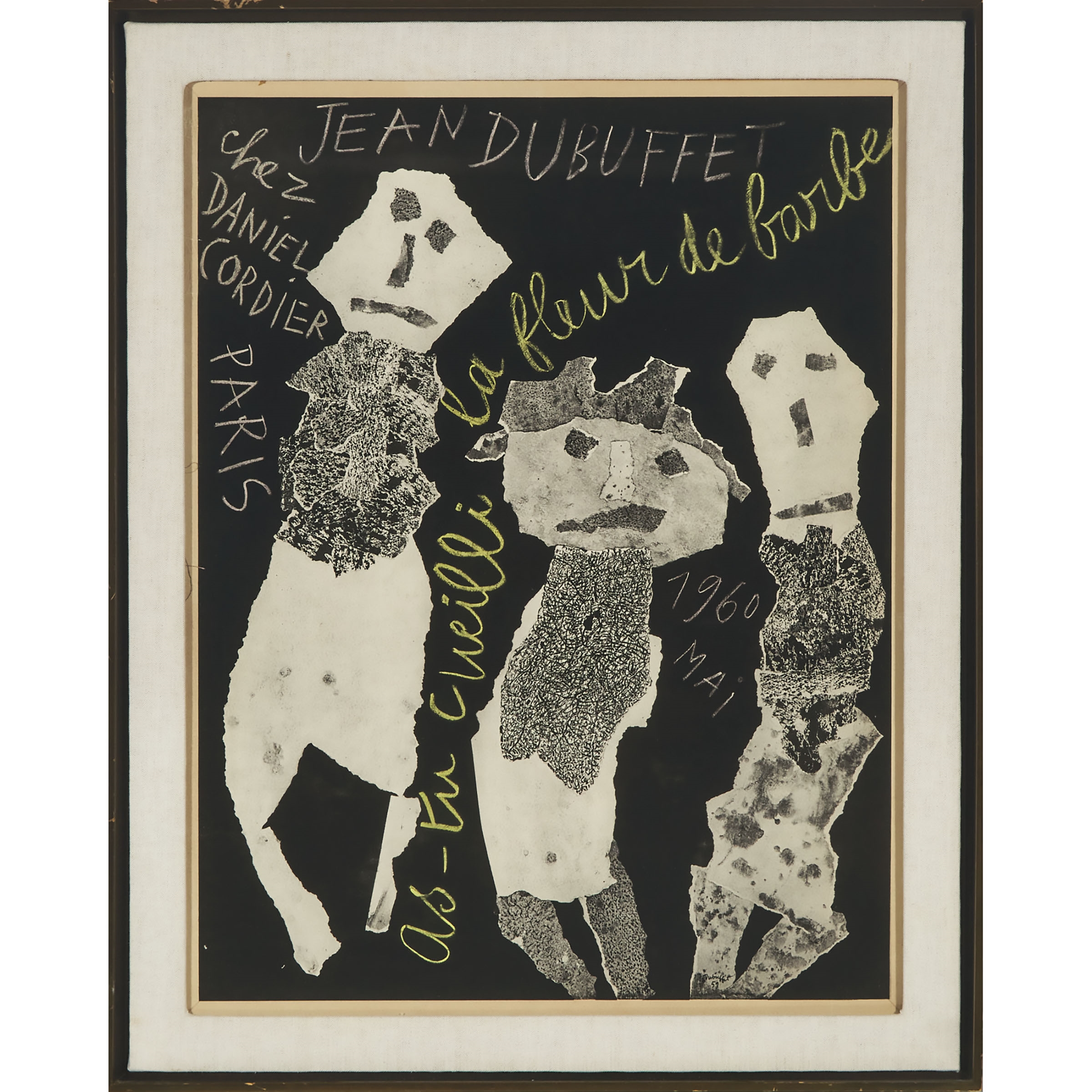 Jean Dubuffet | AS-TU CUEILLI LA FLEUR DE BARBE, 1960 [W. 774 (1960 ...