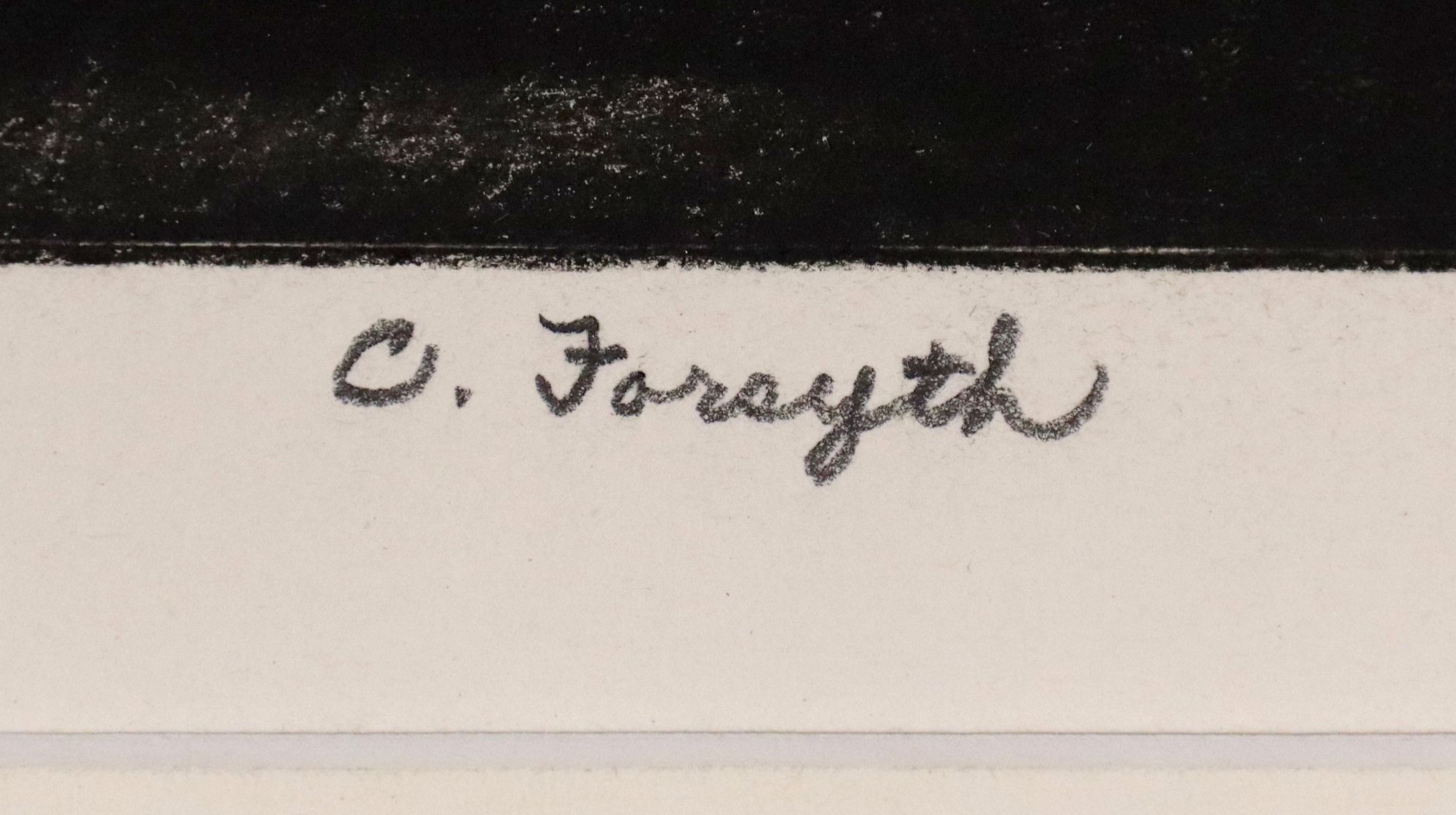 Constance Forsyth | (lot of 2) Unframed intaglio prints on paper ...