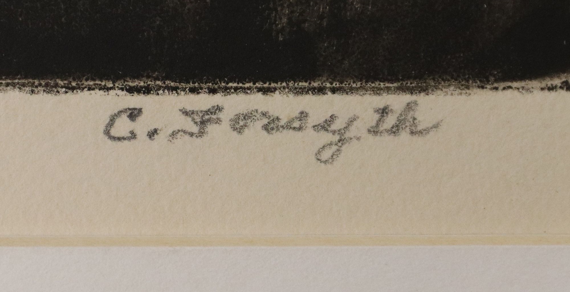 Constance Forsyth | (lot of 2) Unframed intaglio prints on paper ...