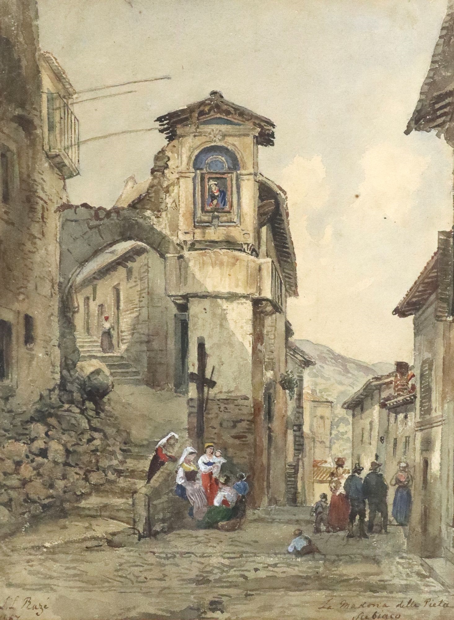 Louis Laurent Raze | LOUIS LAURENT RAZE (1805-1872) PIETRA SPREGATA ...